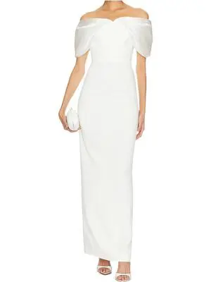 Solace Dakota Off-shoulder Maxi Dress - Cream