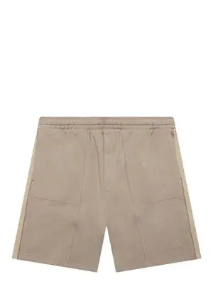 Helmut Lang Logo Embroidered Tape Track Shorts - Nude