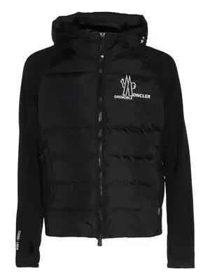 Moncler Logo Hooded Jacket - Black