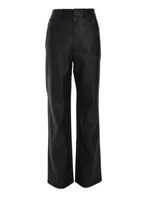 ROTATE BY BIRGER CHRISTENSEN ROTATE Textured Straight Leg Trousers