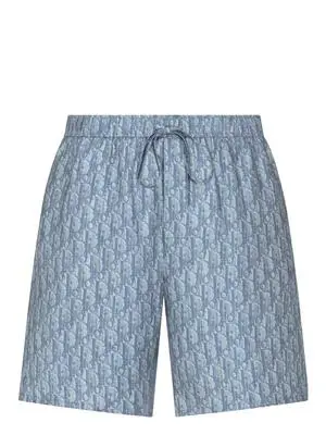 Dior Oblique Monogram Shorts - Blue