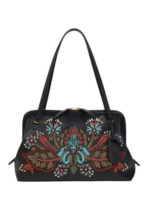 ETRO Etro Medium Leather Bag With Embroidery