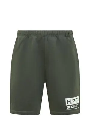 Heron Preston Security Cotton Track Shorts - Black
