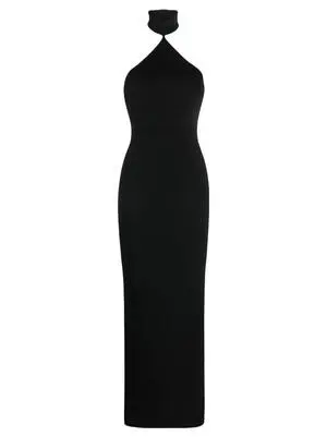 Solace Halterneck Maxi Dress - Black