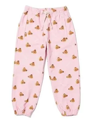 Palm Angels All-over Teddy Bear Print Trousers - Pink