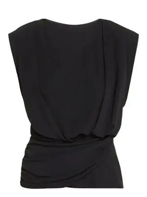 Simkhai Daton Draped Top - Black