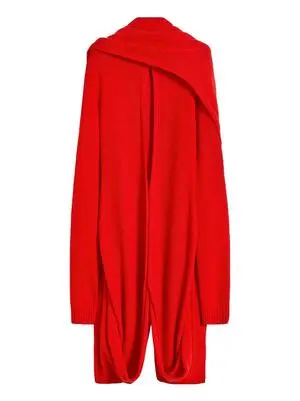 Sportmax Cut-out Long-sleeve Maxi Dress - Red