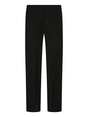 Sportmax Low-rise Stretch Trousers - Black