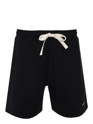 Palm Angels Drawstring Elasticated Shorts - Black