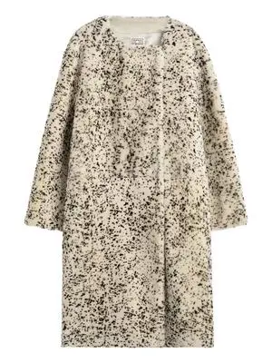 TOTEME Stracciatella Shearling Coat - Nude