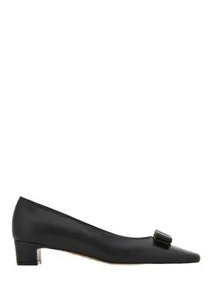 FERRAGAMO Iconic Bow Pumps - Black