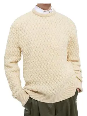 BOTTEGA VENETA Bottega Veneta Intrecciato Wool Sweater