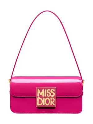 Dior Miss Flap Bag - Purple-red