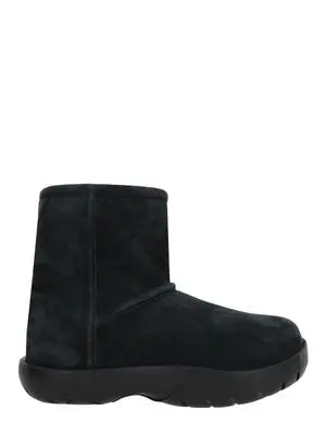 Bottega Veneta Round Toe Ankle Boots - Black