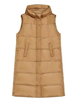 Max Mara Taffeta Vest - Camel