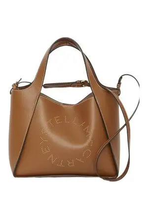 Stella McCartney Stella McCartney Logo Detailed Tote Bag Brown