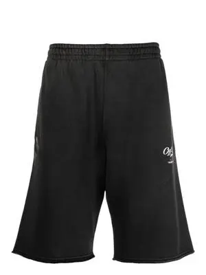Off-White Logo Sweatshorts - Black