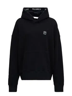 Palm Angels Palm Tree Hoodie - Black