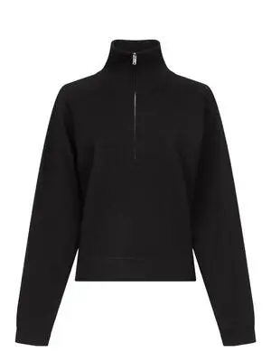Loulou De Saison Dries Zip-front Sweater - Black