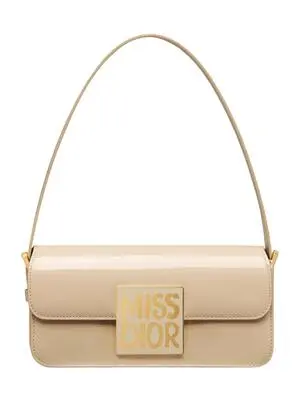 Dior Logo Shoulder Bag - Beige