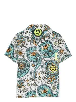 BARROW Barrow Paisley-Print Short-Sleeved Shirt