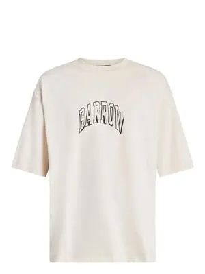 BARROW Logo-print T-shirt - White