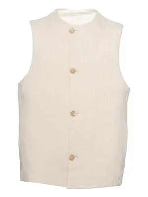 EMPORIO ARMANI Emporio Armani Sleeveless Wrinkled Effect Gilet
