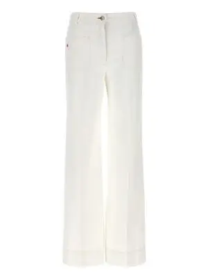 Victoria Beckham Alina Jeans - White