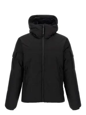C.P. COMPANY Series Pertex Hooded Down Jacket - Black
