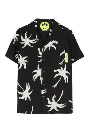 BARROW Printed Shirt - Black
