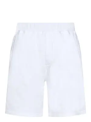 Dsquared2 Logo Print Cotton Shorts - White