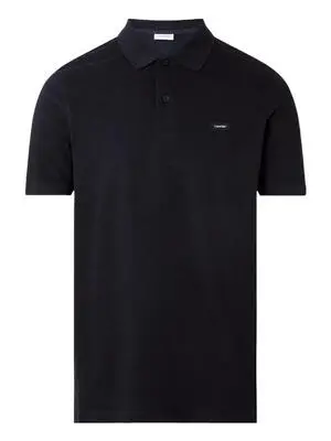 Calvin Klein Short-sleeved Polo Shirt - Black