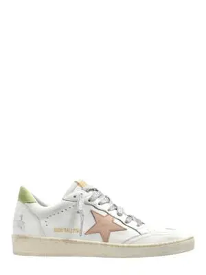 GOLDEN GOOSE Ballstar Lace-up Sneakers - White