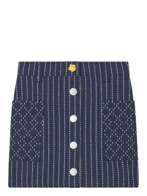 KENZO Kenzo Striped High-Waist Skirt