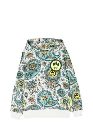 BARROW All-over Graphic Print Hoodie - Green