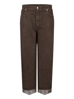 Brunello Cucinelli Belt Loop Jeans - Black
