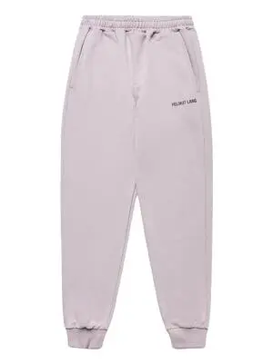 Helmut Lang Logo-print Tapered Track Pants - White