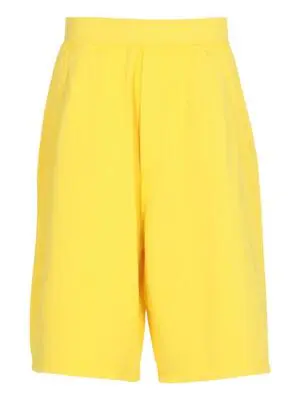 Dsquared2 Logo Detail Elastic Waist Shorts - Yellow