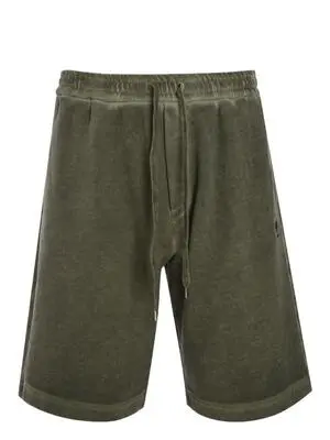 N.21 Logo Detail Drawstring Shorts - Green