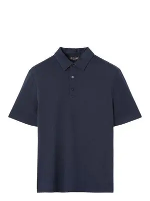 Loro Piana Tremezzo Polo Shirt - Navy Blue
