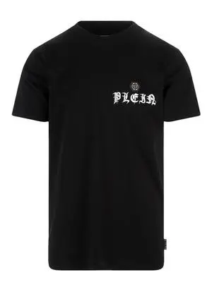 Philipp Plein Chest Logo-print Detail T-shirt - Black