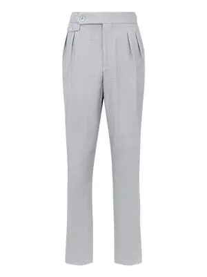 Brunello Cucinelli Pleated Casual Pants - Gray