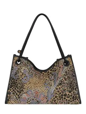 Etro Leopard-print Tote Bag - Brown