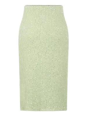 Fabiana Filippi Sequin-embellished Knitted Skirt - Mela