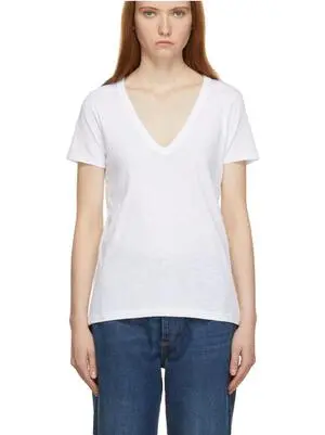 Rag & Bone Rag & Bone V-Neck T-shirt White