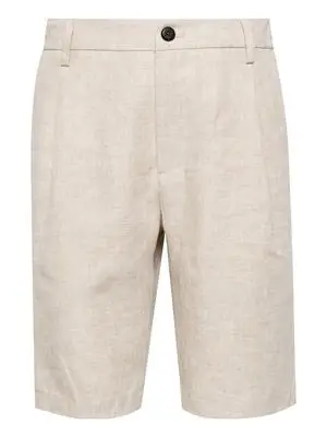 ELEVENTY Eleventy Linen Bermuda Shorts