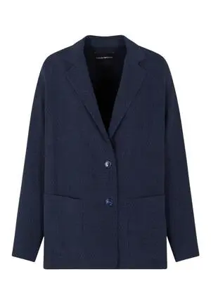 Emporio Armani Single-breasted Blazer - Black