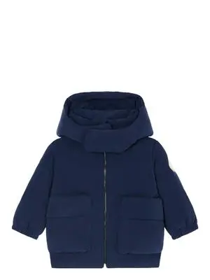 Emporio Armani Hooded Padded Coat - Blue