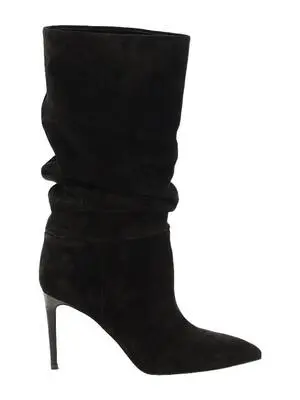 Paris Texas Slouchy Pointed Toe Boots - Black