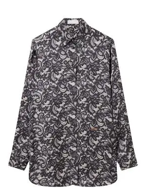Stella McCartney Lace Print Shirt - Black